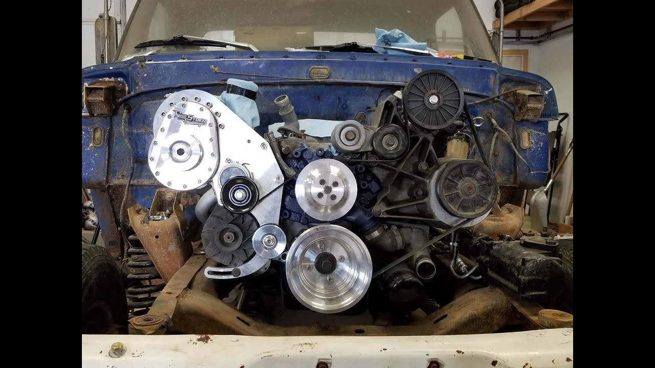 Ford 460 Torqstorm Supercharger installation Part 1 (Project Ranch Rod ...