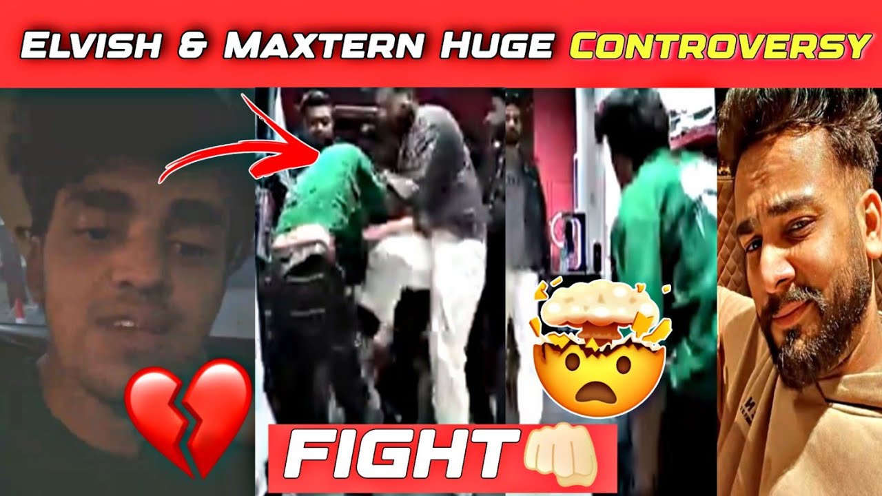 Elvish Yadav vs Maxtern Fight Full Controversy😱 | Leaked Video | Elvish ...