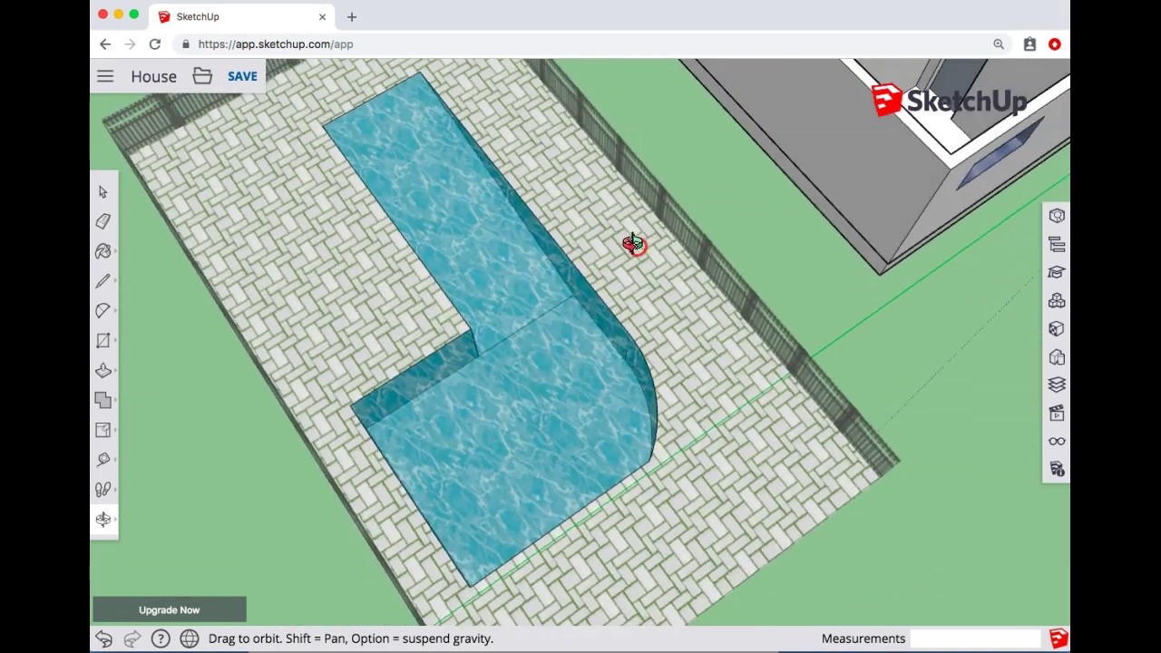 SketchUp - Pool - YouTube