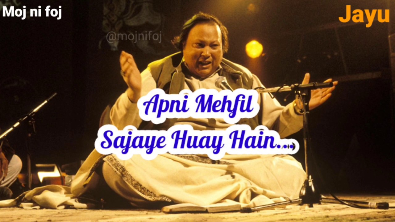 NFAK qawali status Nusrat Fateh Ali Khan | Whatsapp status video - YouTube