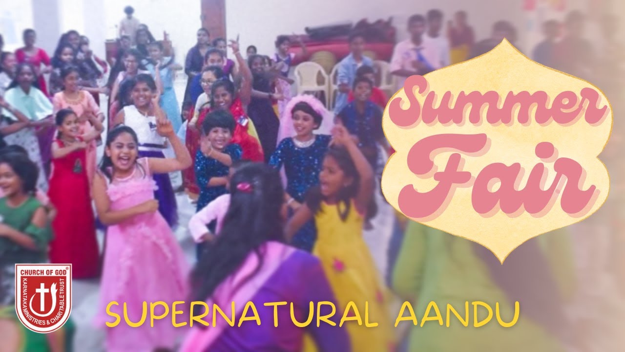 😊 Supernatural Aandu | Kids Dance and Fun | Summer Fair 2023 | Church ...