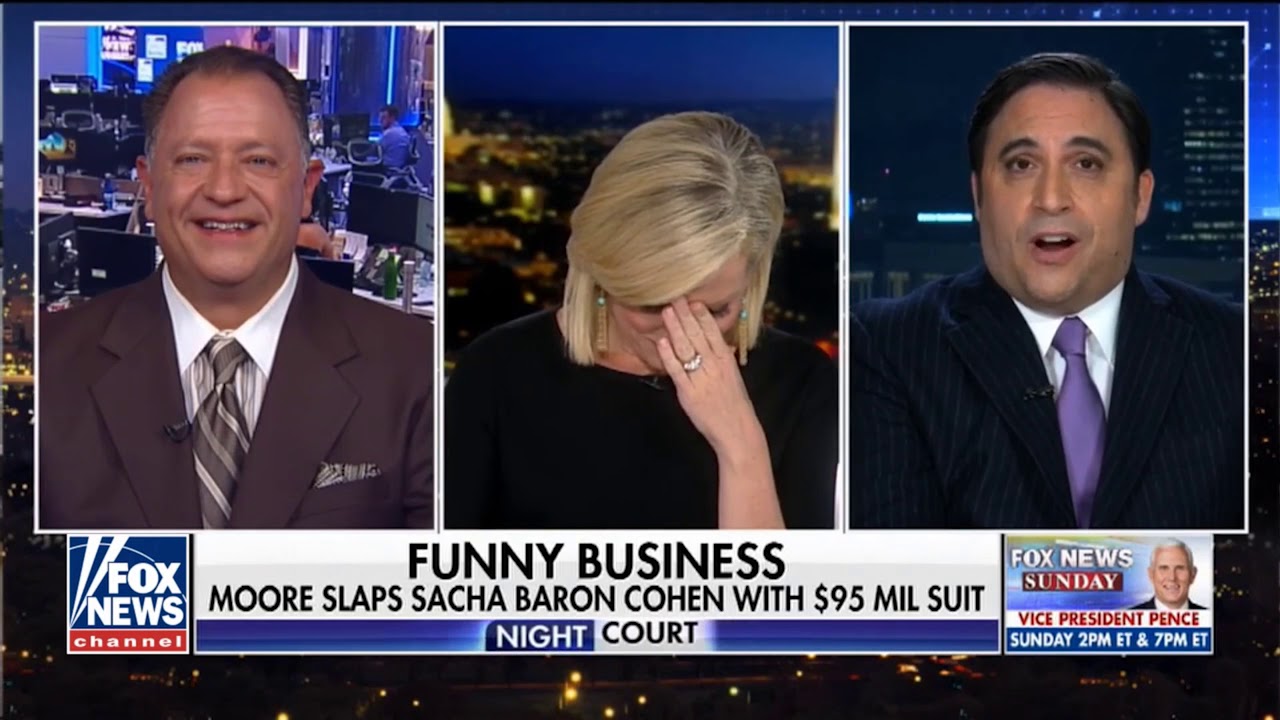 Fox News Night - Who Wins In Lawsuit Borat v. Roy Moore? - YouTube
