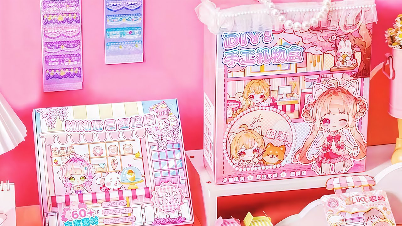 ASMR unboxing kawaii stationery xiao ke blind box - YouTube