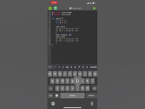 C++ “tried using std::swap”.std::swapを使ってみた。 - YouTube