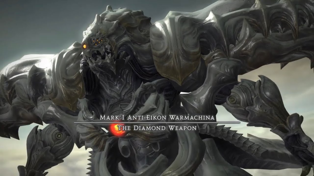 [PS4] FFXIV Diamond Weapon EX unsynced. Getting my Diamond Gwiber ...