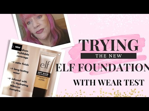 Trying the New Elf Cosmetics Soft Glam Foundation with wear test # ...