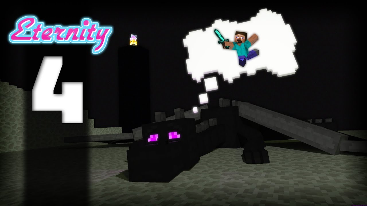 Minecraft Eternity SMP S1 Ep4 Ender Dragon Fight - YouTube