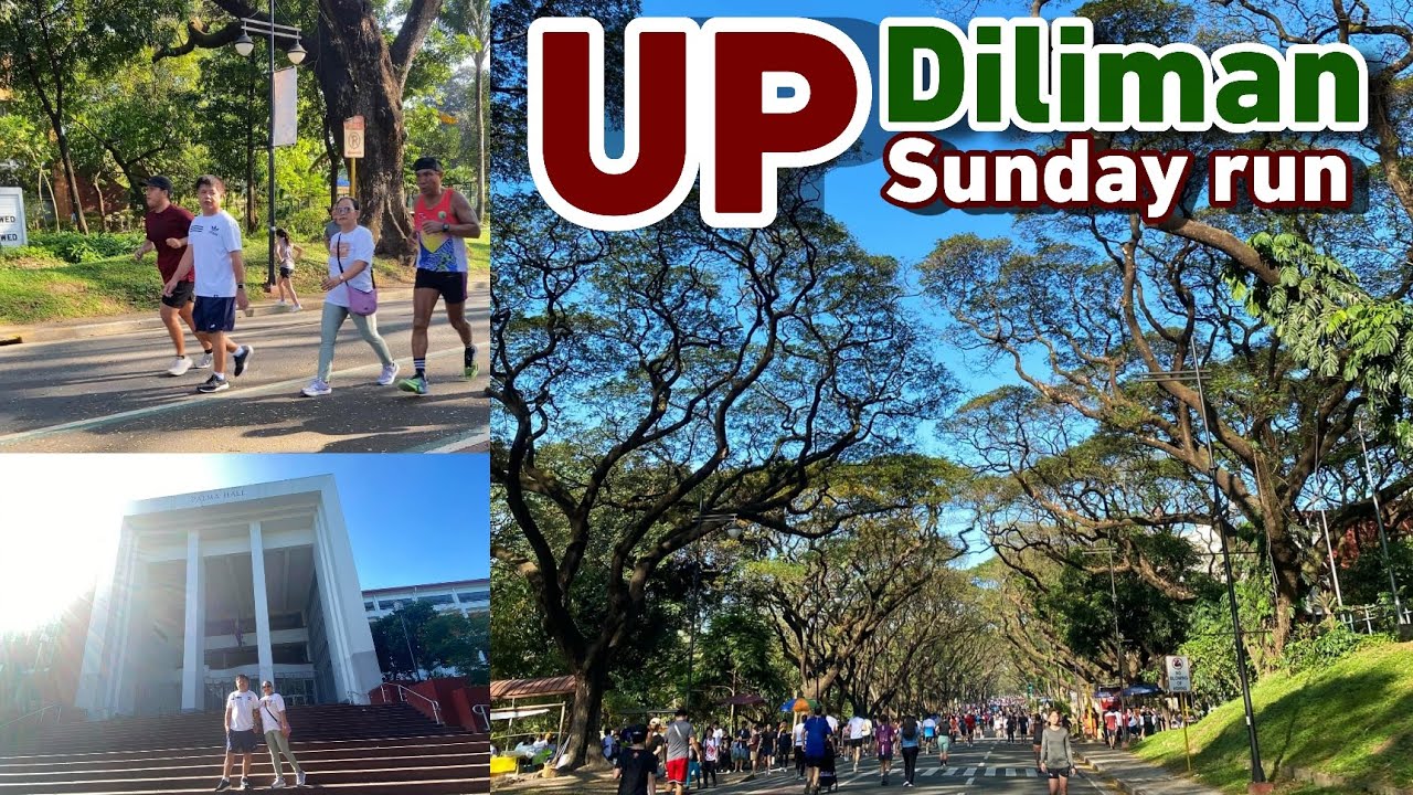 Running in UP Diliman - YouTube