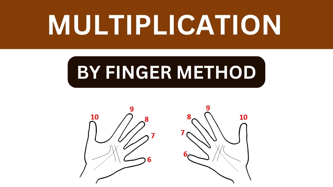 Multiplication of Numbers from 6,7,8,9 Using Fingers Method I ...