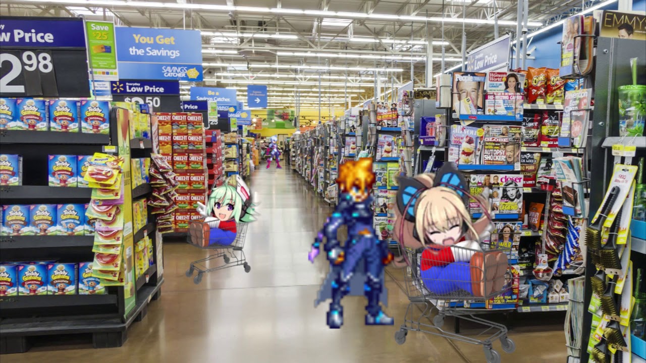[gunvolt ASMR] Copen forgets Lola while Joule screams for Cheetos - YouTube