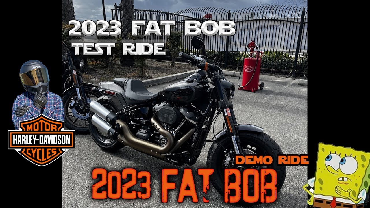 2023 Harley Davidson Fat Bob Test Ride First Impressions - YouTube