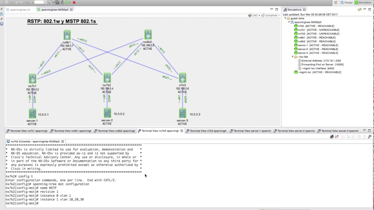 Mstp Multiple Spanning Tree Protocol Youtube