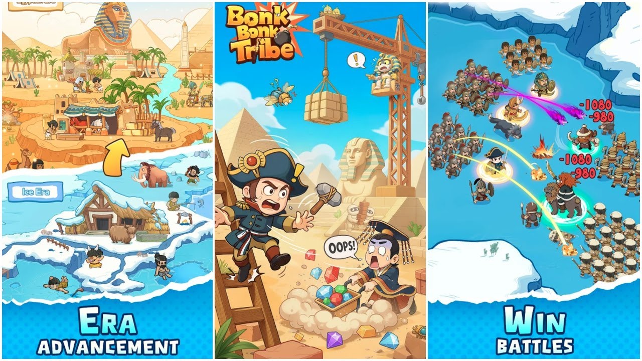Bonk Bonk Tribe - Gameplay Android / iOS - YouTube