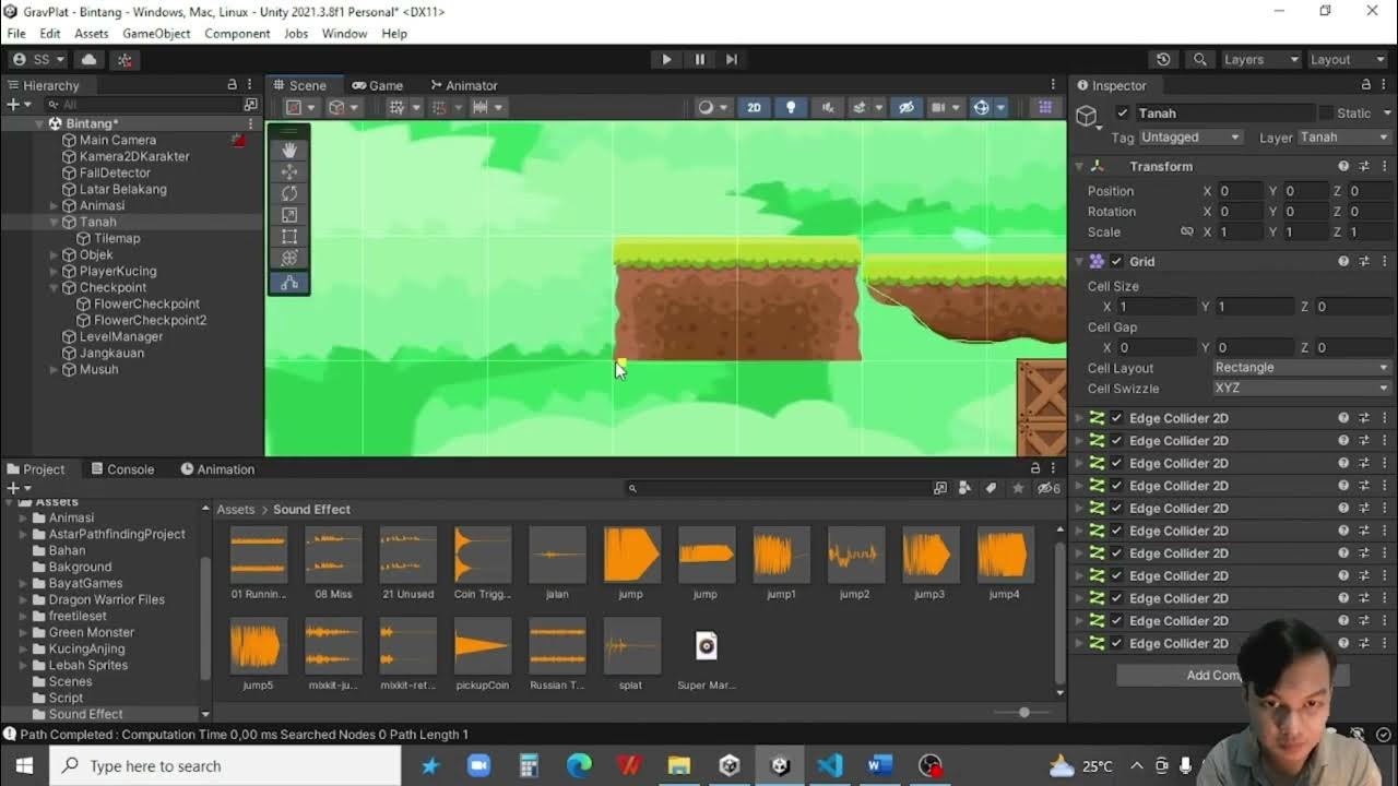 Demonstrasi Unity Project 2D Game - YouTube