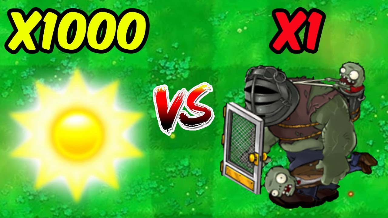PVZ 1 Hybrid Challenge - 1000 Sun Worth Of All Hybrid Plants Vs Ultra ...