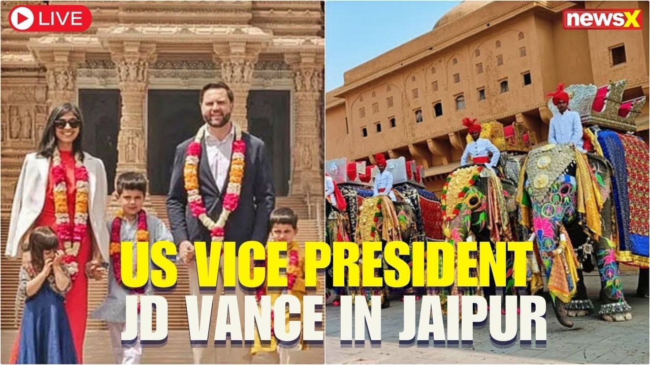 LIVE | US Vice President JD Vance Visits India, Meets PM Modi, Explores ...