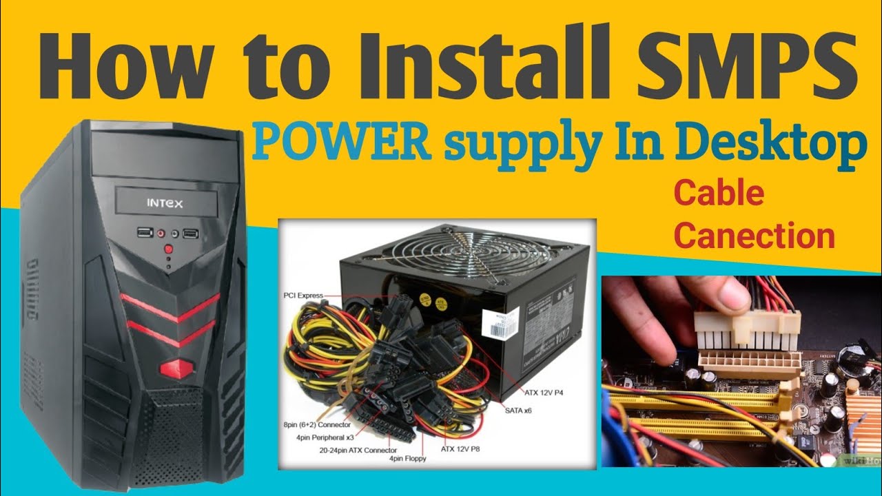 SMPS Installation in Desktop (Power Supply) in Desktop |Computer me ...