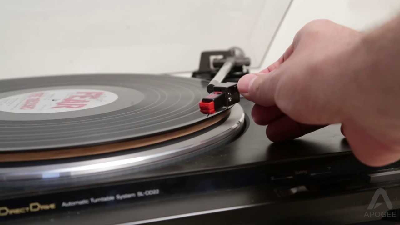 Apogee Duet - How To Record Vinyl To iTunes - YouTube