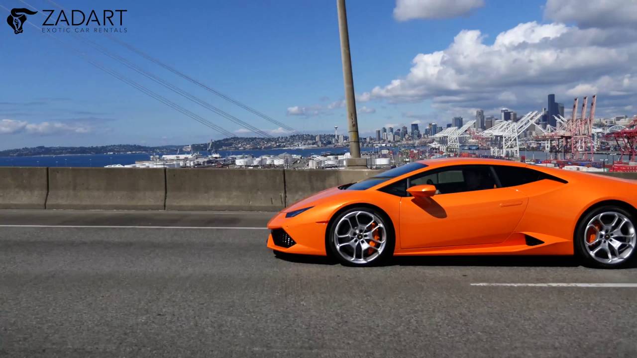 Driving a Lamborghini Huracan Through Seattle: Zadart Exotic Car Club ...