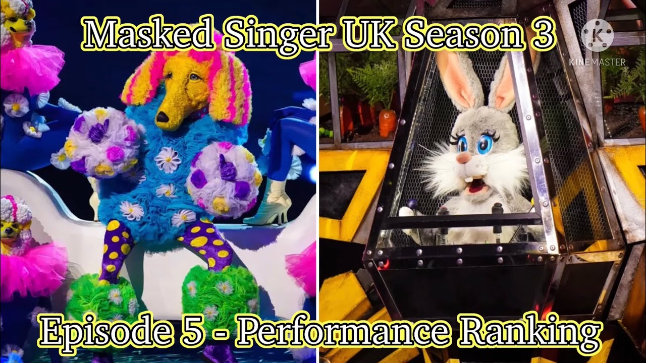 Masked Singer UK Season 3, Episode 5 - Performance Ranking - YouTube