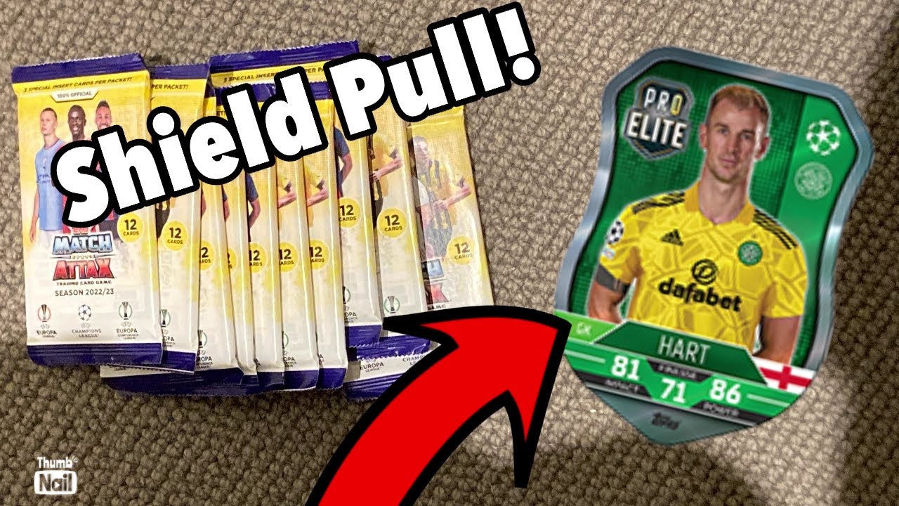 PRO ELITE SHIELD!!! | 10 PACKS | Match Attax 2022/23 Opening - YouTube