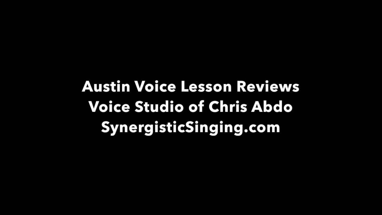 Austin TX Voice Lesson Reviews for Synergistic Singing - YouTube