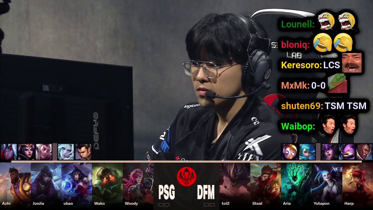 PSG vs DFM - Game 1 | 2023 MSI Play-In Day 1 | Twitch VOD with Chat - YouTube