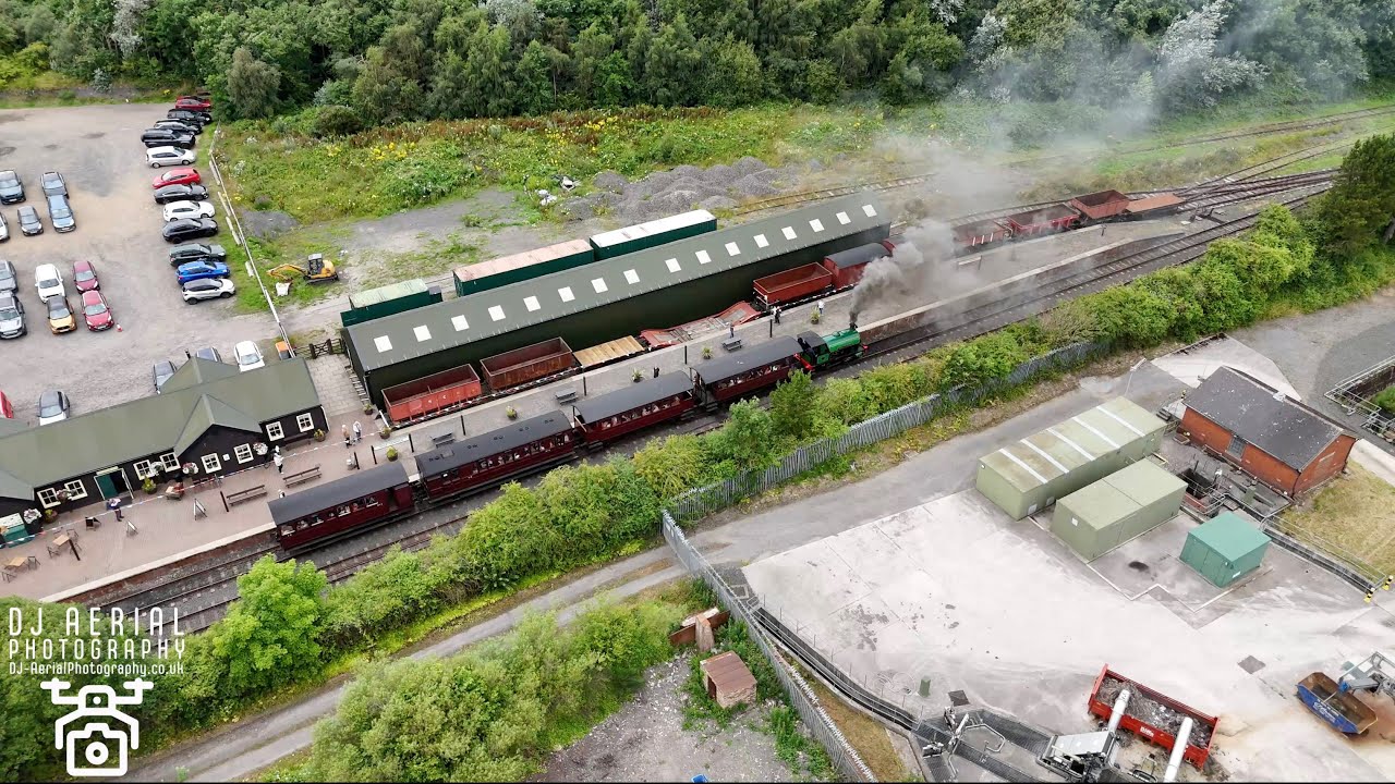 Discover Aerial Drone Footage of Tanfield Railway and East Tanfield ...