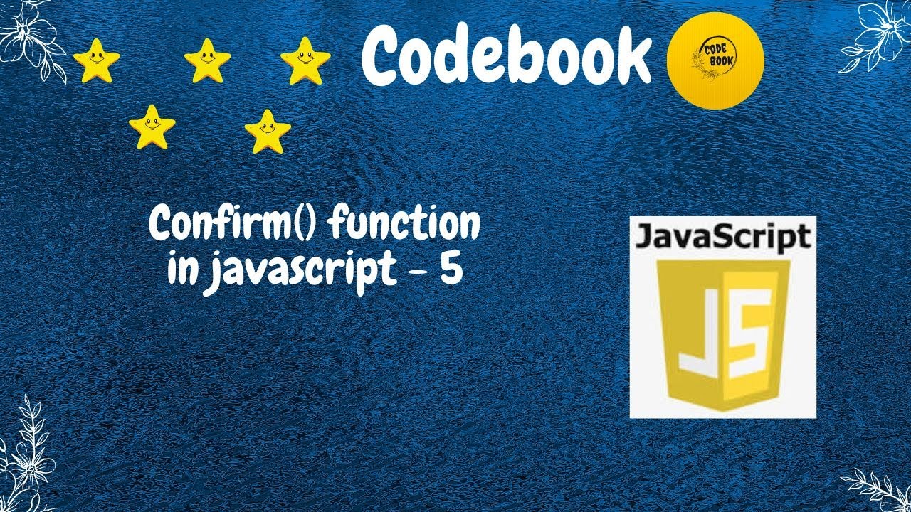 Confirm Function In Javascript 5 Confirm Javascript Youtube