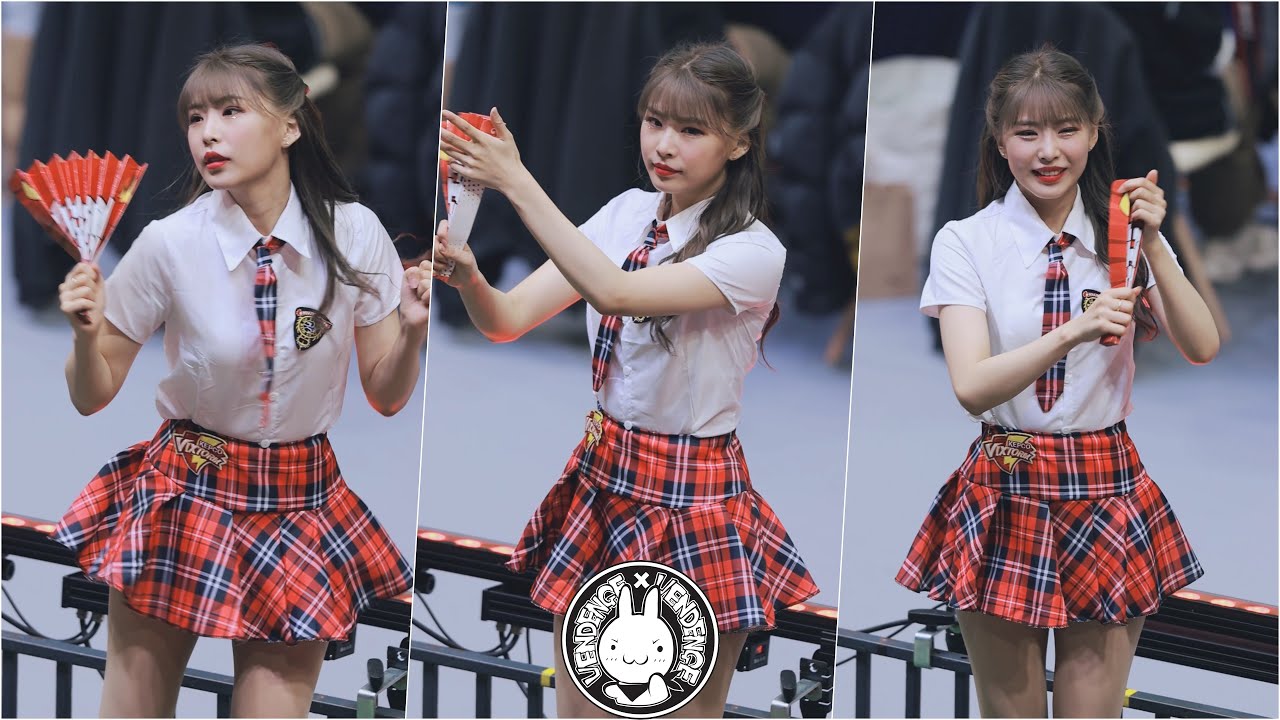 [4K] 230212 치어리더 천소윤 직캠 '응원 리액션 모음' Cheon Soyoon Fancam @한국전력 남자배구 By ...