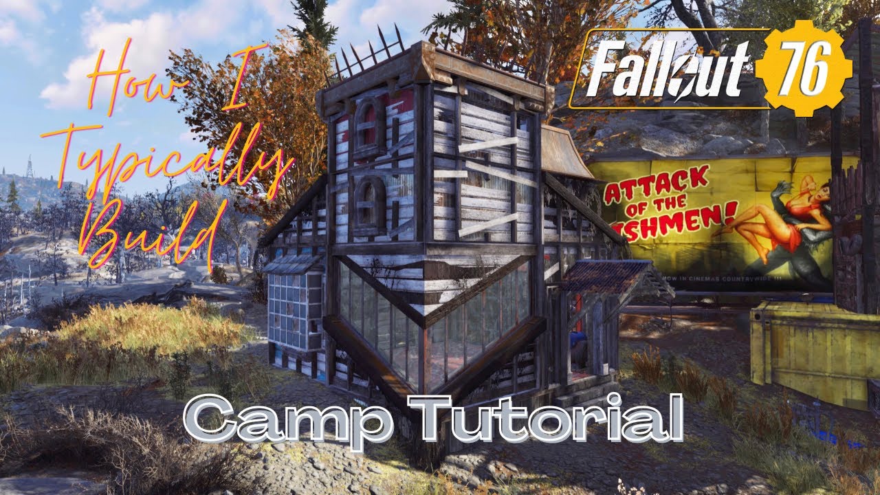 Fallout 76 Camp Tutorial : How I Typically Build - YouTube