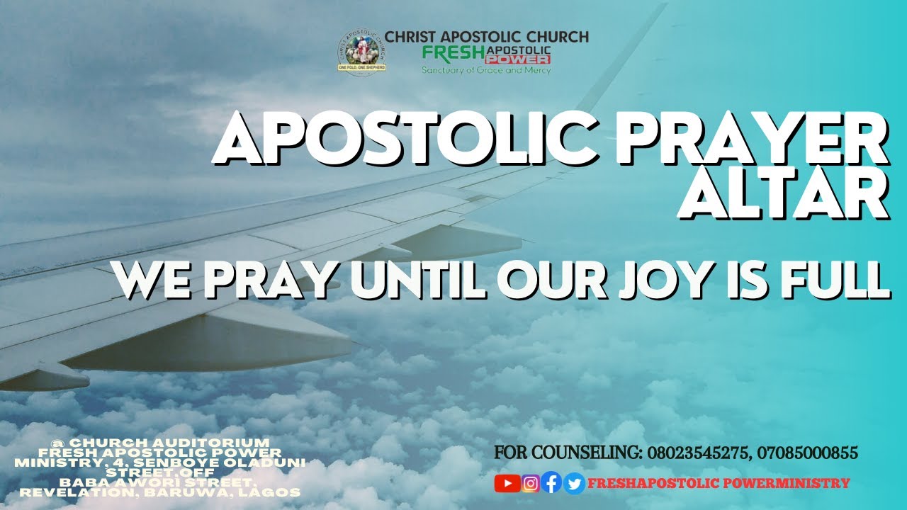 THE APOSTOLIC PRAYER ALTAR (11-11-2023) - YouTube