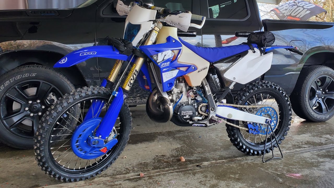 yz250 is almost ready for the woods need some rad guards #blucru #yz250 #enduro #2stroke #yz ...