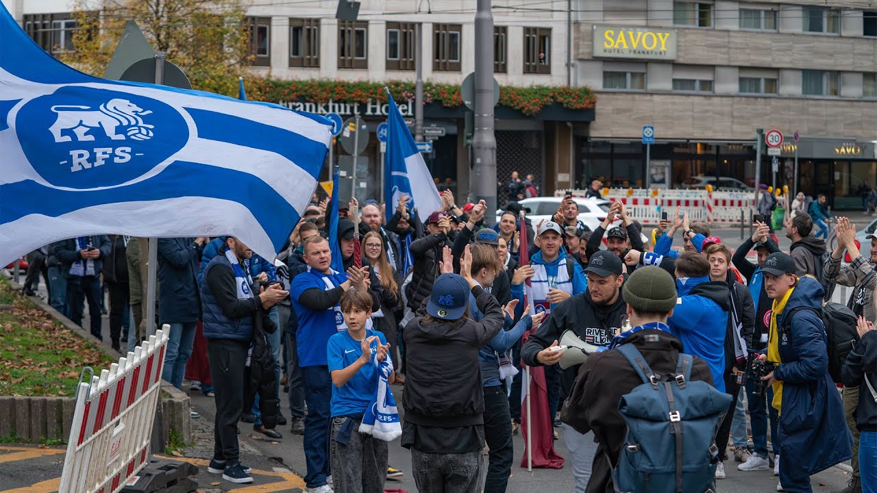 RFS FANI FRANKFURTĒ | AIZKULISES | EINTRACHT FRANKFURT 1:0 FC RFS - YouTube