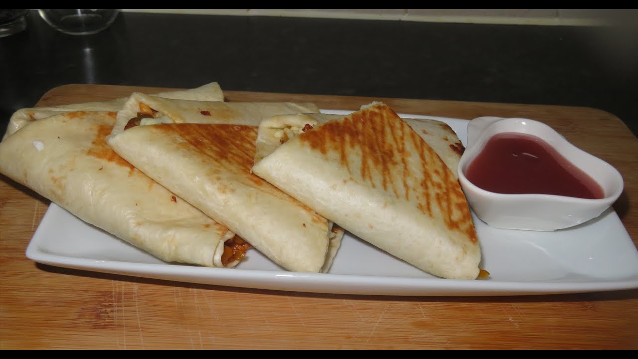 British Pakistani Mum Cooking Chicken Cheesy Wrap - YouTube