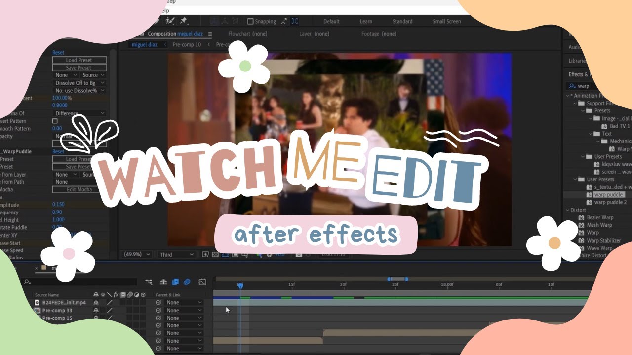 watch me edit | after effects - YouTube