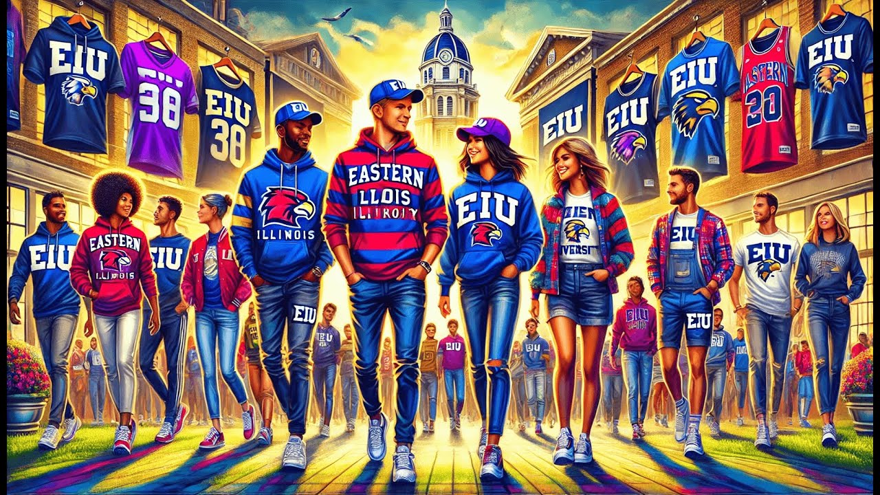 🎓 Eastern Illinois University Official Pull-Over Hoodie | Best Eastern ...
