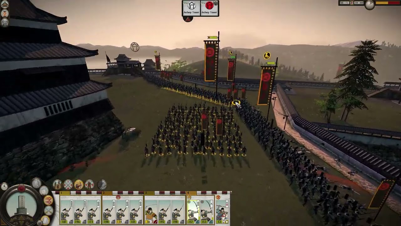 Shogun 2 (LEGENDARY), Hattori domination campaign (Kyoto capt. in turn ...