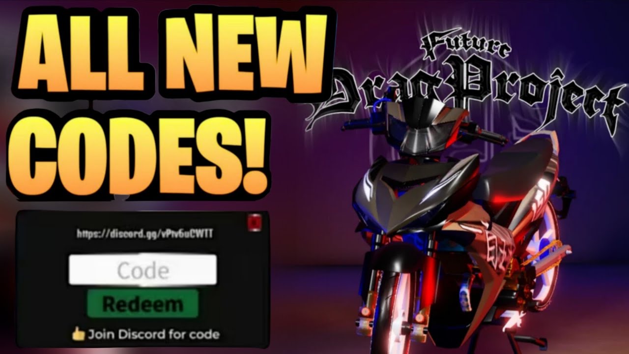 *NEW* ALL WORKING CODES FOR DRAG PROJECT FUTURE IN JULY 2025! ROBLOX ...