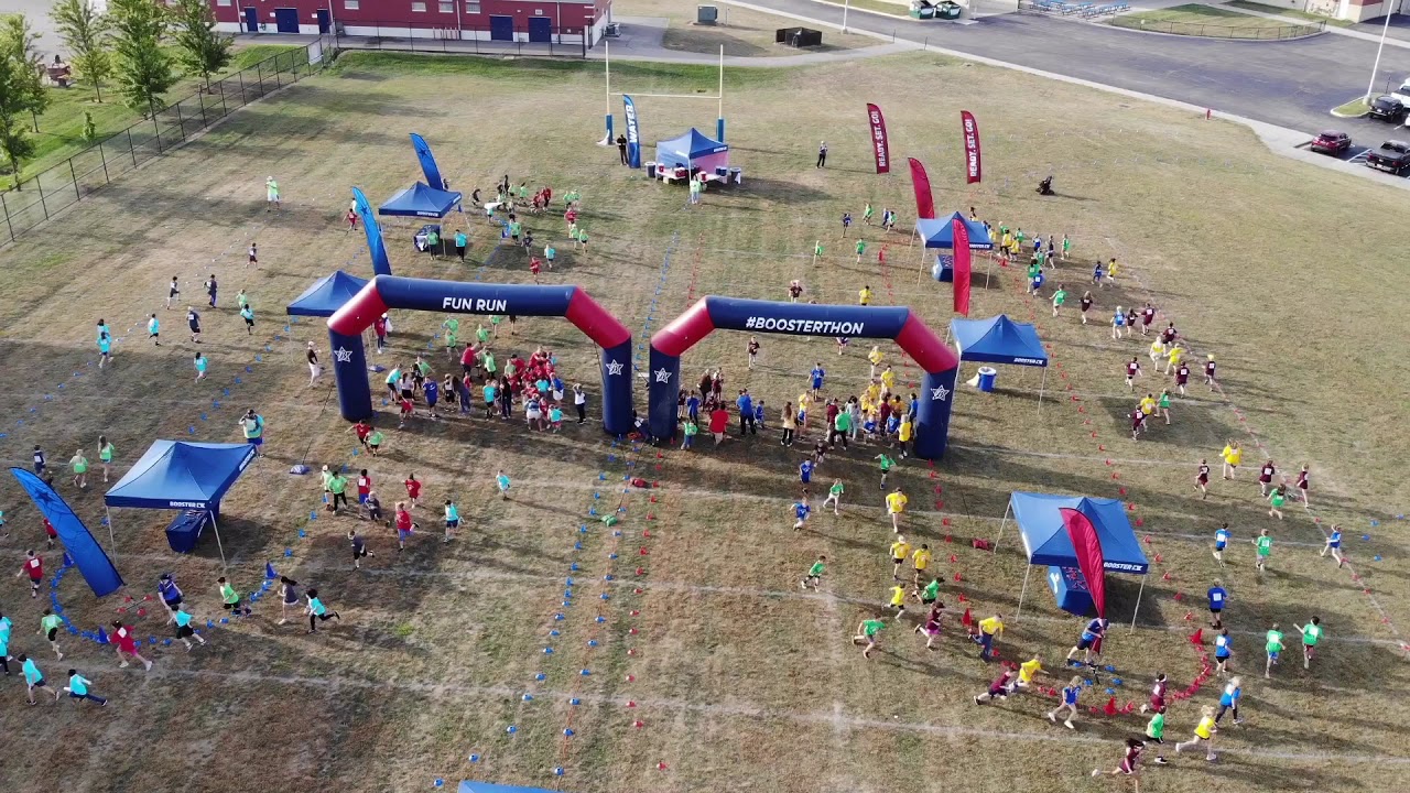 Monroe Elementary, Ohio - Boosterthon Fun Run - YouTube