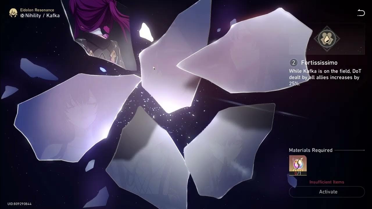 E0 vs E1 Kafka comparison | Memory of Chaos 10 | Honkai Star Rail - YouTube