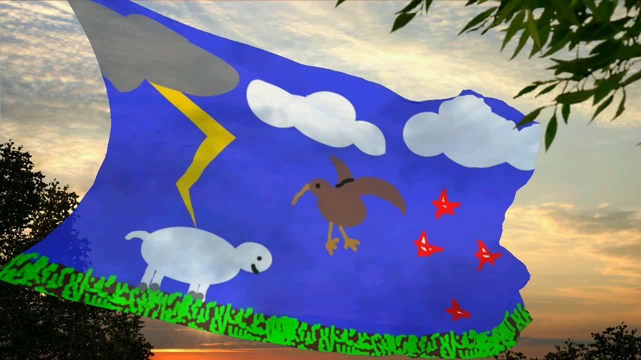 New Zealand - The sheep flag - YouTube