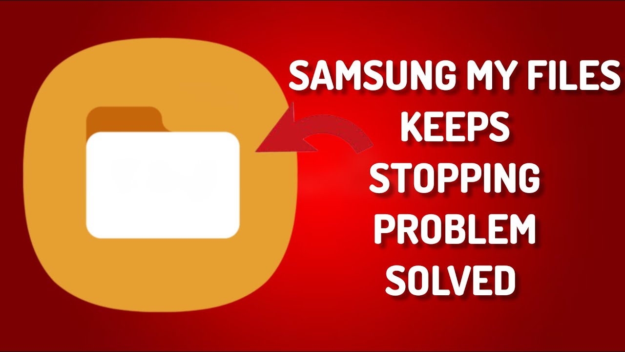 How To Solve Samsung My Files Keeps Stopping Problem || Rsha26 ...