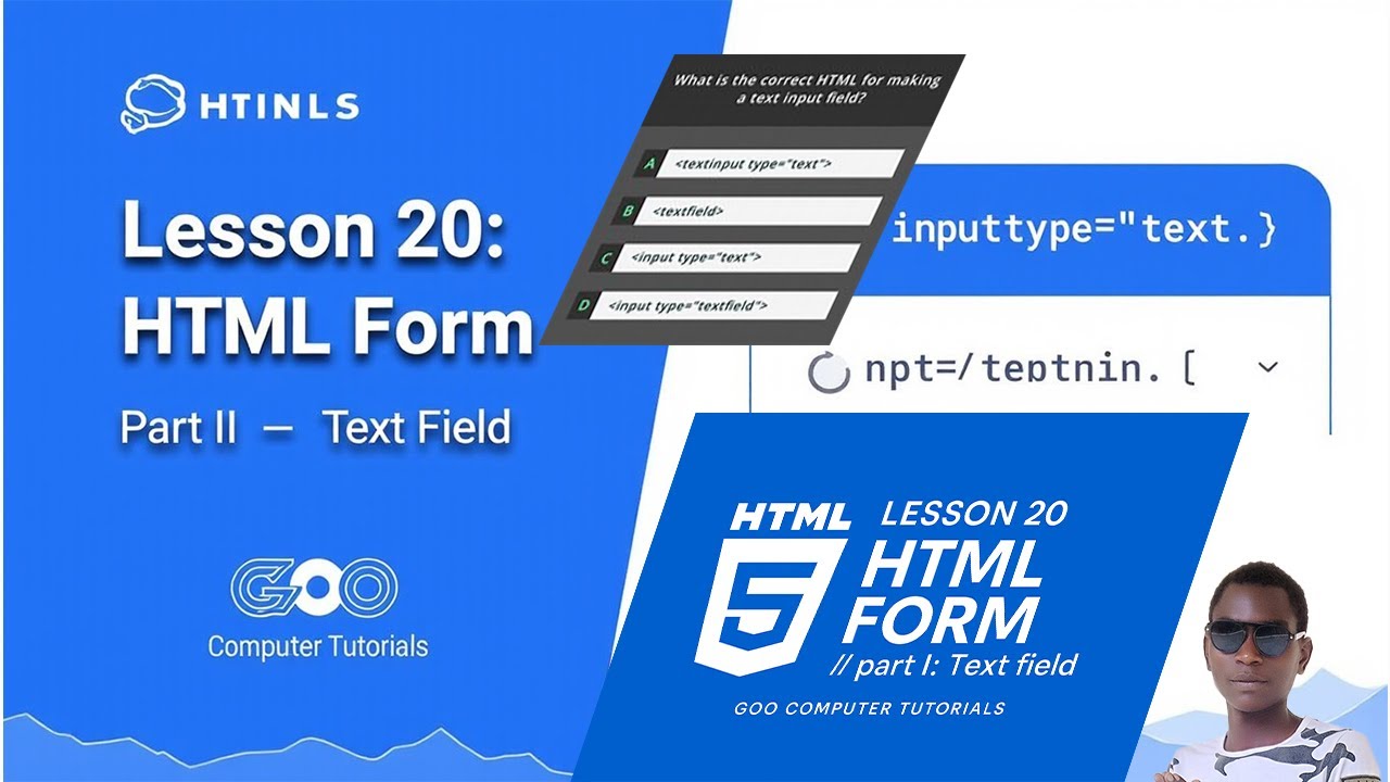 HTML & CSS Tutorials For Beginners| HTML Form Part I | Text Field - YouTube