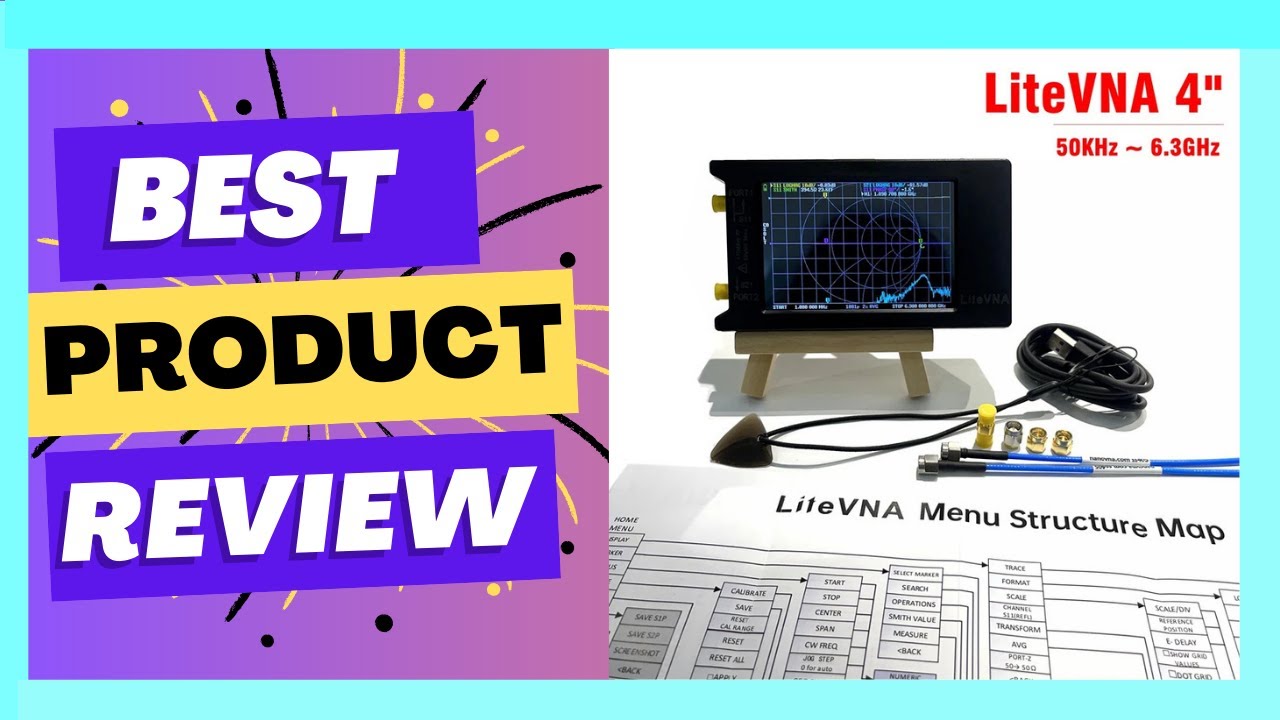 Best LiteVNA 3.95" Touch Screen Vector Network Analyzer Review - YouTube