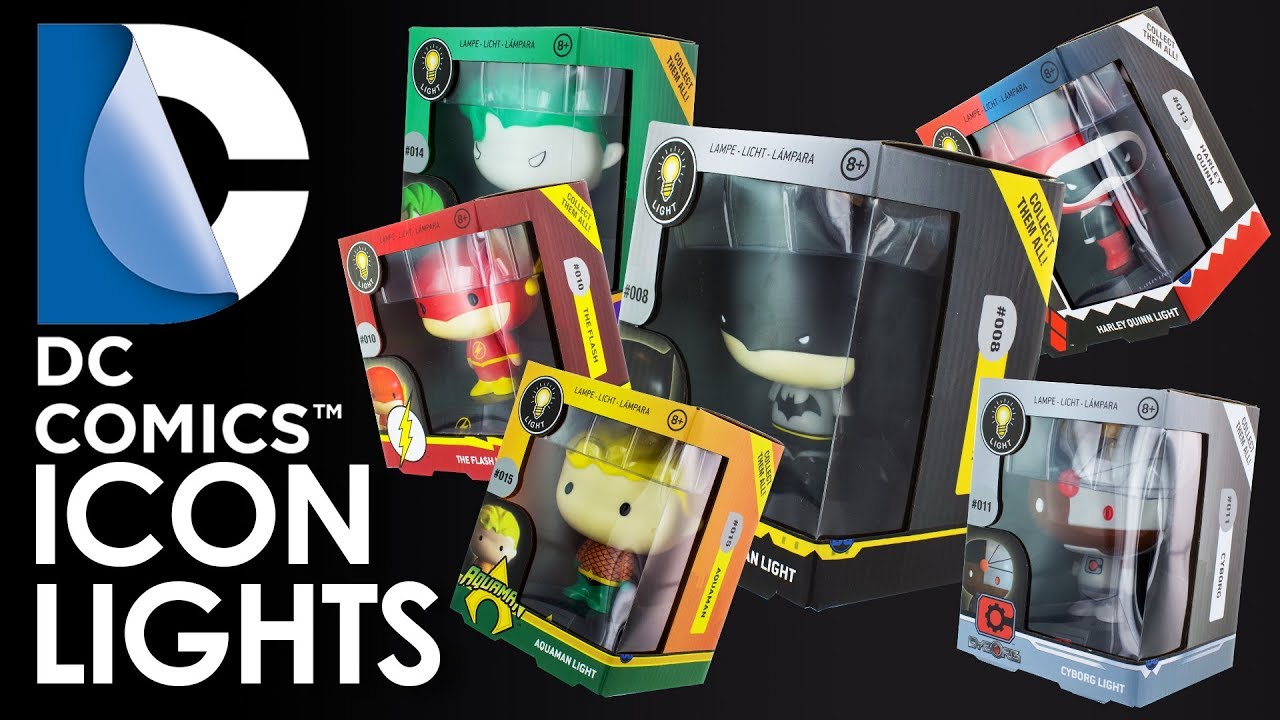 DC Comics 3D Character Lights Unboxing | Paladone TV - YouTube