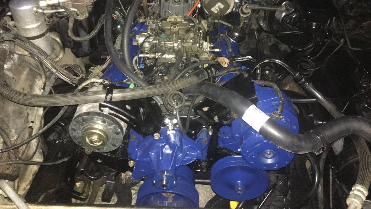 (SBC) Small Block Chevy/Pontiac 305 rebuild and first start! - YouTube