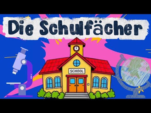 Die Schulfächer | Schulfächer auf Deutsch 🇩🇪 | School Subjects in German | A1 Deutsch für Anfänger