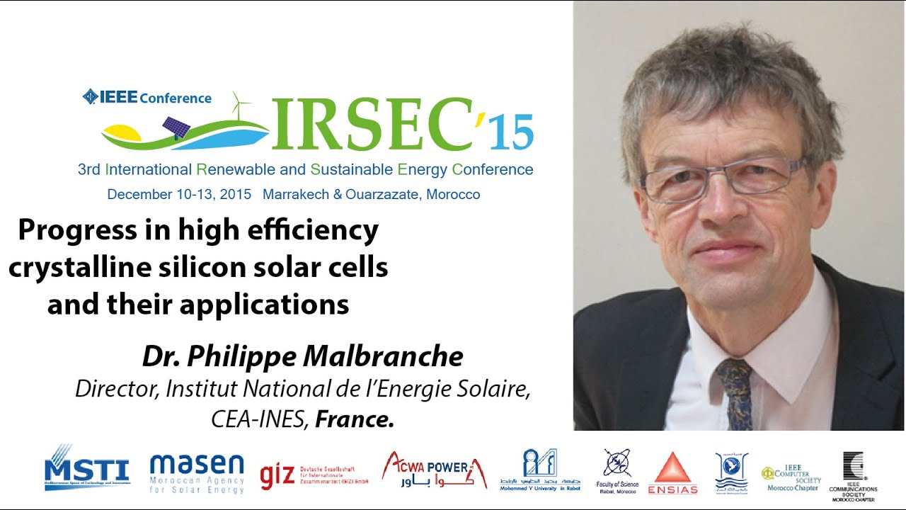 Dr. Philippe Malbranche, Keynote Speaker in IRSEC'15 - YouTube