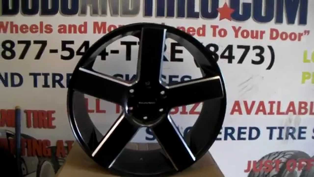 877-544-8473 22" Inch KMC KM690 MC5 Black Milled Concave Car Truck Rims ...